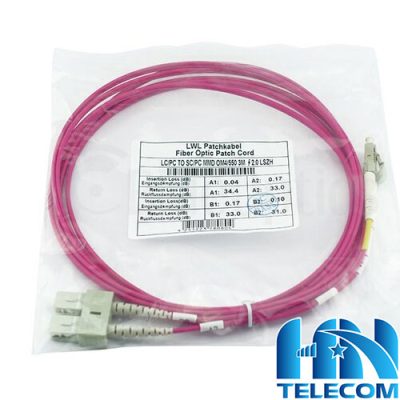 Dây nhảy quang OM5 LC-LC Multimode Duplex 100G