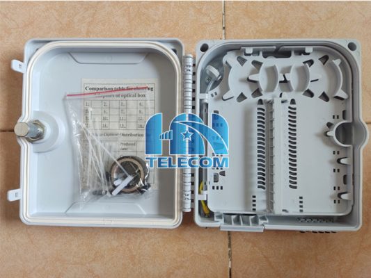 Hộp phối quang ODF 12Fo vỏ nhựa ngoài trời Outdoor