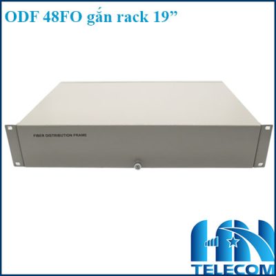 Hộp phối quang ODF 48FO gắn rack 19″ | Viễn Thông VTHN