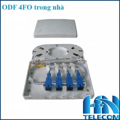 Hộp phối quang ODF 4Fo nhựa treo tường | Viễn Thông VTHN