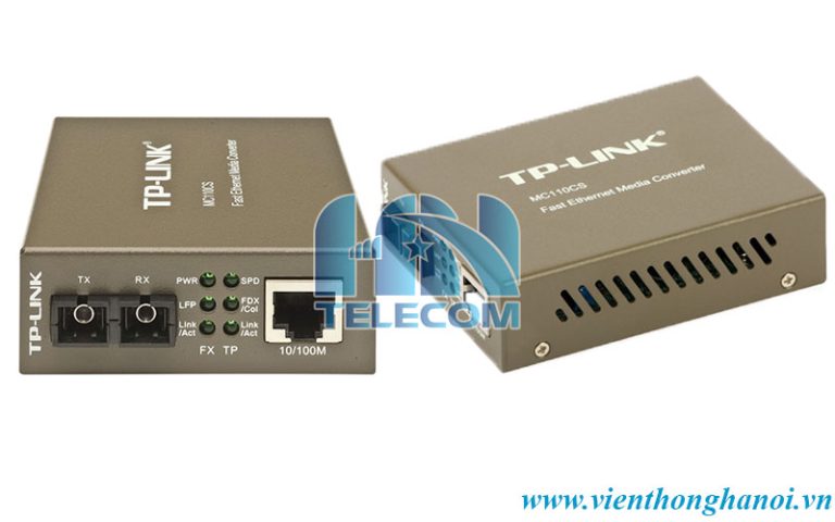 Bộ chuyển đổi quang điện TPLINK MC110CS 100Mbps 2 sợi quang