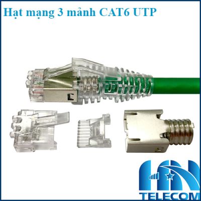 Hạt mạng 3 mảnh Cat6 UTP commscope P/N: 6-2111989-3