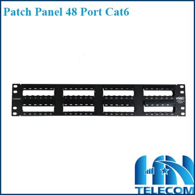 Patch Panel 48 port Cat6 AMP COMMSCOPE P/N: 9-1375055-2