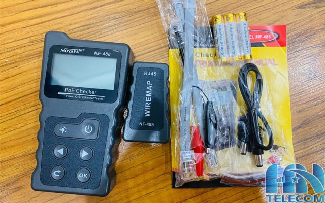 Máy test cáp mạng Noyafa POE NF-488 | Viễn Thông VTHN
