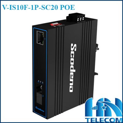 Industrial Switch Scodeno V-IS10F-1P-SC20 POE 10/100Mbps