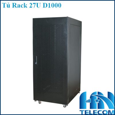 Tủ Rack 27U D1000 chất lượng cao | Viễn Thông VTHN