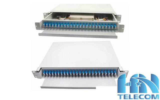 Hộp phối quang ODF 24FO khay trượt gắn rack