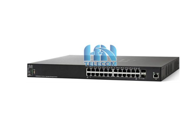 Switch Cisco SF350-24-K9 24 port 10/100M +2 SFP/Copper