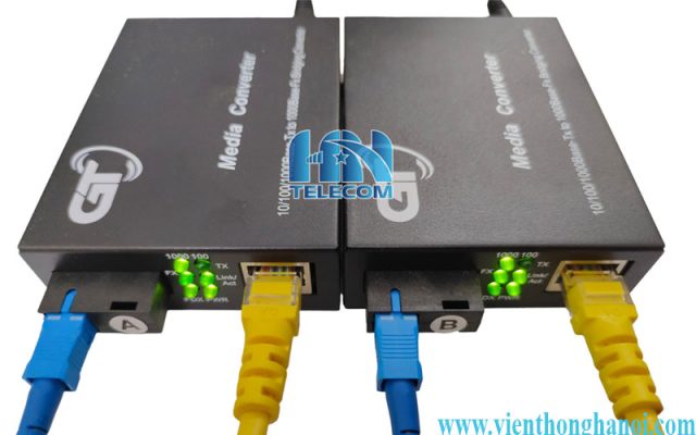 Converter quang GoldTech GT-1G-1SCA/B 10/100/1000M