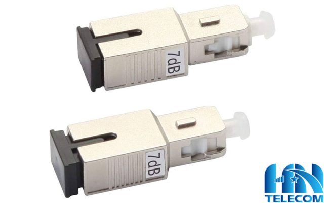 Đầu nối suy hao quang SC/UPC 7dB | Viễn Thông VTHN