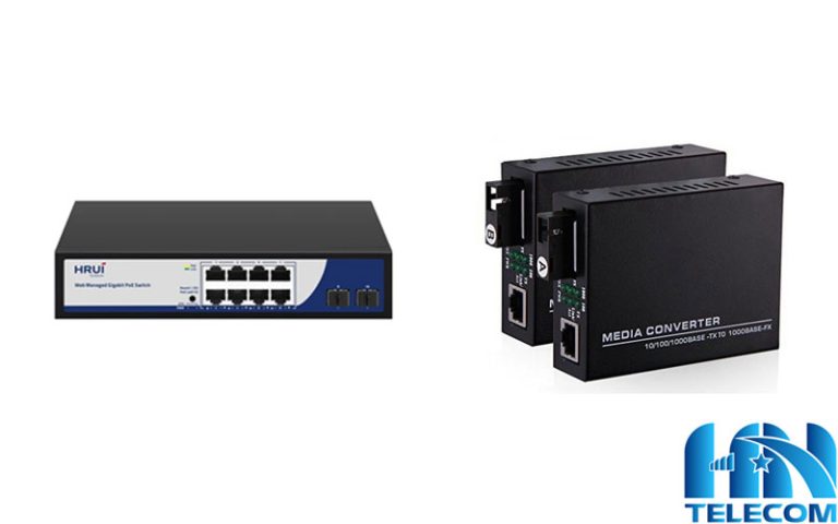 Switch và Media Converter-So sánh đặc điểm giữa hai thiết bị